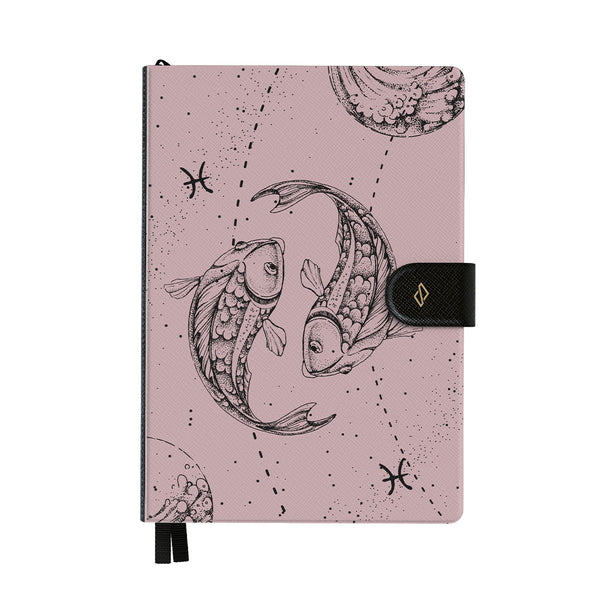Pisces - Saffiano Leather Infinity Planner | BURGA