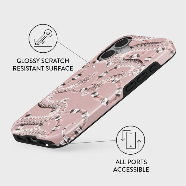 Poolside Glam - Snakes iPhone 16 Case | BURGA